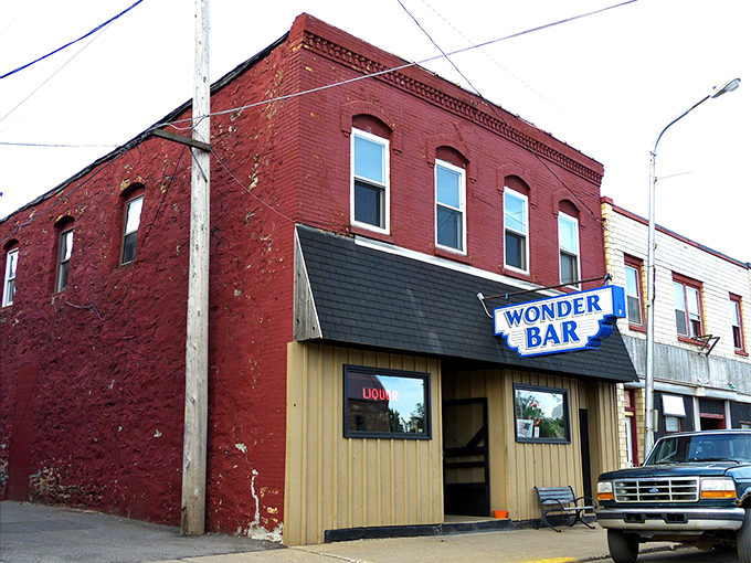 This unassuming corner spot holds decades of local stories, cold beverages, and the authentic Upper Peninsula tavern experience.