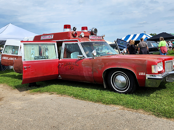 Hell's Gate 13: This crimson ambulance proves that emergency vehicles can retire with style &ndash; from life-saving to jaw-dropping.