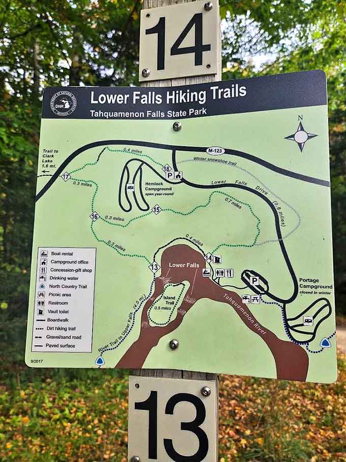 This trail map promises adventures for every explorer &ndash; from "I climb mountains before breakfast" types to "where's the nearest bench?" wanderers.