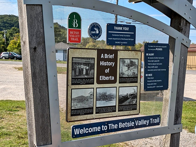 History lessons await at every turn, telling stories of Elberta's past without requiring a single homework assignment.