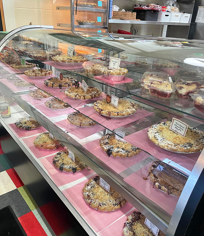 The display case isn't just showing pies&mdash;it's exhibiting edible museum pieces that happen to taste even better than they look.