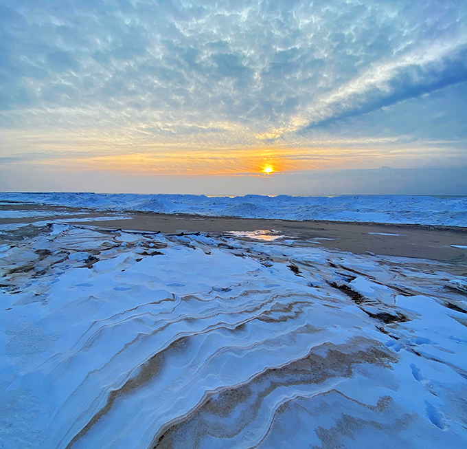 Winter transforms Windsnest into a crystalline wonderland where brave souls find solitude and photographers discover otherworldly ice formations worthy of gallery walls.