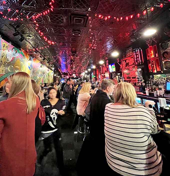 Even at its busiest, Stella's maintains a communal vibe&mdash;where strangers become friends over shared high scores and mutual appreciation for stuffed burgers.