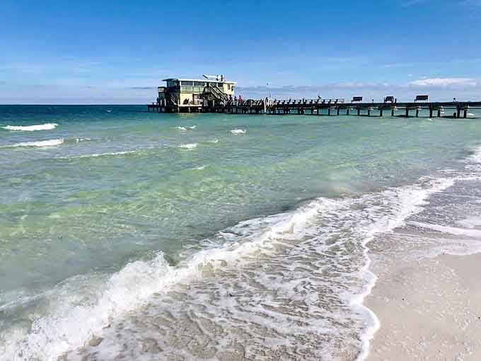 Anna Maria City Pier: The historic Anna Maria City Pier stretches into Tampa Bay, offering fishermen and dreamers a platform for their respective catches.