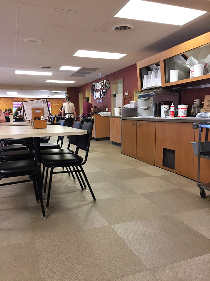 Another angle reveals the practical, unpretentious approach to dining that has kept customers returning since the Eisenhower administration.