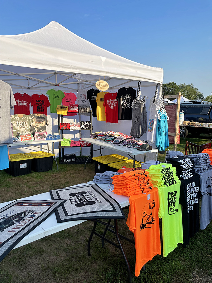T-shirt heaven! Local vendors display shirts with Minnesota pride, humor, and designs you won't find in any department store.