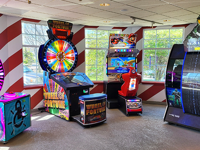 Between water adventures, the arcade offers button-mashing, ticket-winning fun that somehow makes spending $20 to win a $2 toy seem reasonable.