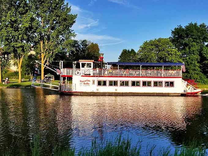 The Bavarian Belle Riverboat offers scenic cruises along the Cass River, providing a different perspective of Frankenmuth's charming landscape.