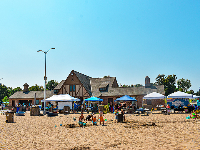 This view reveals the perfect integration of natural beauty and thoughtful development that makes Simmons Island a must-visit destination.