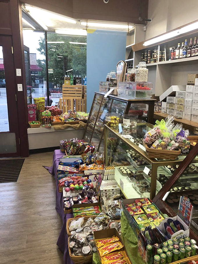 The candy display is where diets go to die happy deaths &ndash; a colorful array of sweet temptations that turn grown adults into wide-eyed kids again.