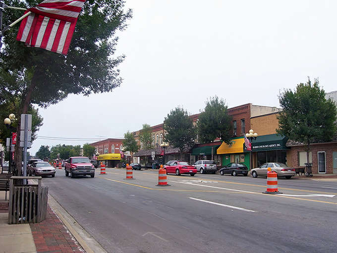 Main Street bustles with local life, where every storefront tells a story and every visit reveals something new to discover.