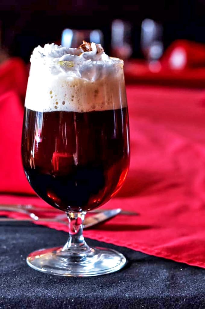 Coffee Cocktail: This isn't your average cup of joe&mdash;topped with a cloud of whipped cream, this coffee concoction promises to warm both body and spirit.