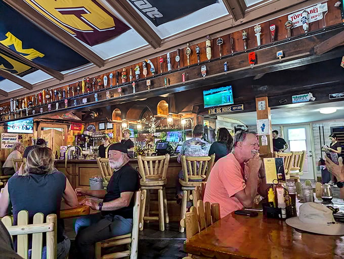 Regulars and first-timers alike find common ground at Hoppies, where conversations flow as freely as the beer.