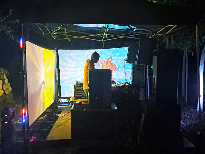 Behind the scenes, DJs and technicians work their magic, creating immersive experiences that blend music, visuals, and atmosphere into unforgettable nights.