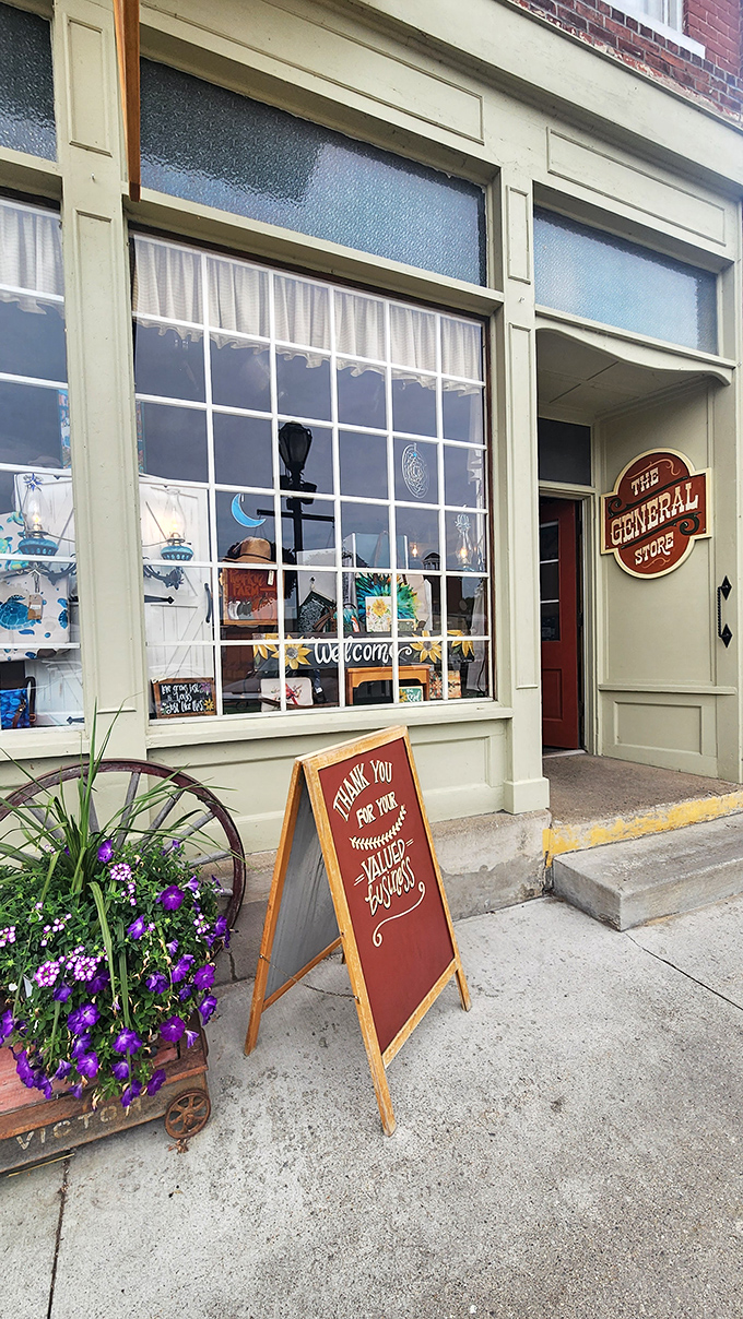 General Store: Behind this charming storefront, nostalgic treasures and local crafts await, along with shopkeepers who remember your name from last summer.