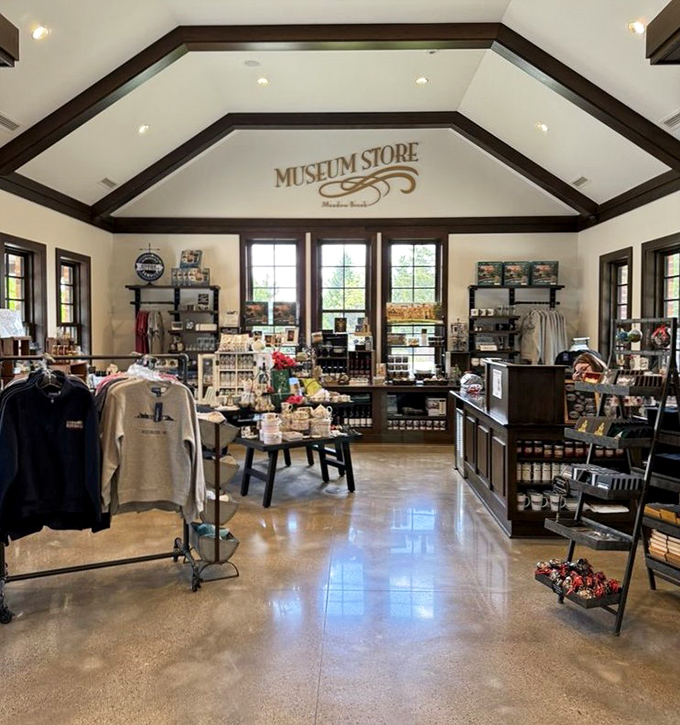 The museum store &ndash; where you can purchase a small piece of elegance to take home, though sadly, the actual mansion is not available.