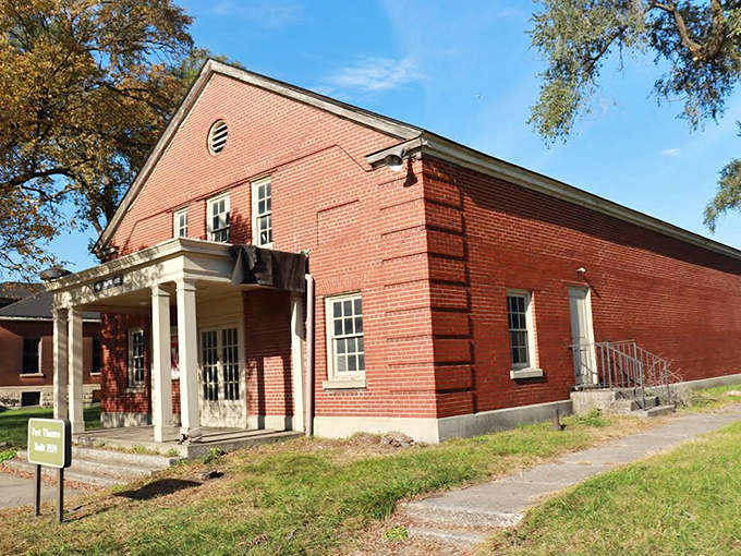 The Post Theatre once brought entertainment to soldiers far from home, proving that even in the 1800s, people understood that laughter was essential medicine.