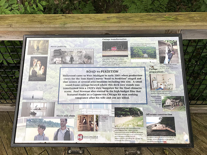 Hollywood history meets Michigan wilderness &ndash; where Tom Hanks once walked during "Road to Perdition" filming.