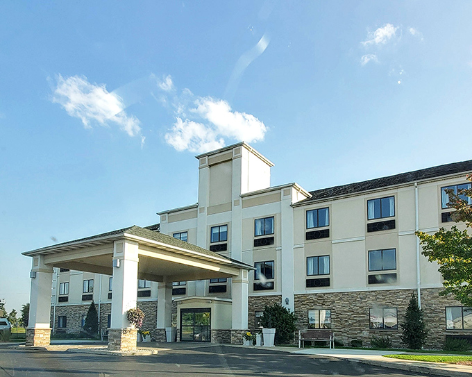 Holiday Inn Express offers comfortable accommodations for visitors looking to extend their Adrian adventure beyond a day trip into a memorable getaway.