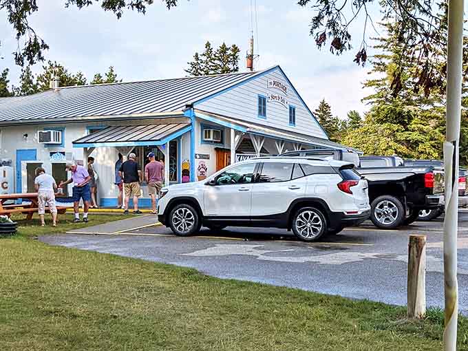 A classic deli visit offers you the perfect summer afternoon. You can grab a cool treat and enjoy the sunshine.