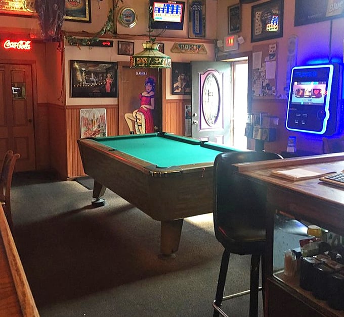 The pool table waits patiently in the corner, ready for Friday night legends to be made &ndash; not fancy, just functional, like everything else in this beloved establishment.