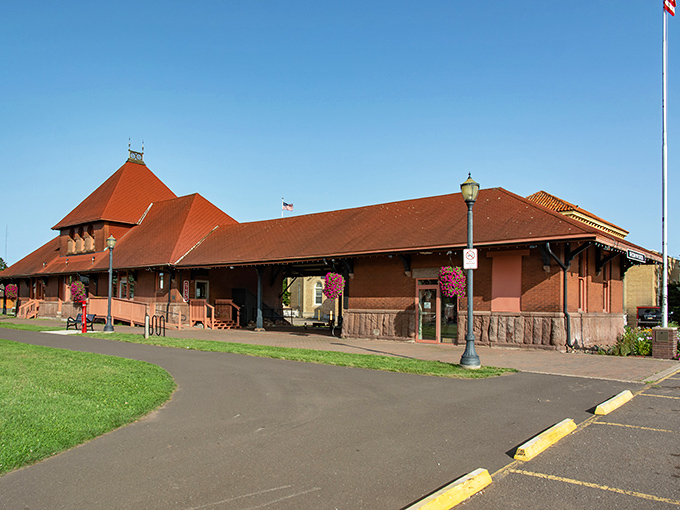 The Ironwood Historical Society preserves stories in its beautifully maintained museum, where stained glass and artifacts speak of bygone eras.