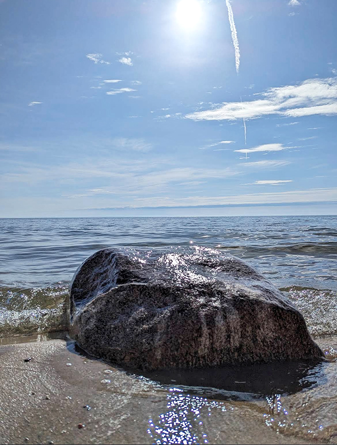 This boulder has witnessed countless sunrises, watched generations of visitors, and still refuses to move for better Wi-Fi reception.