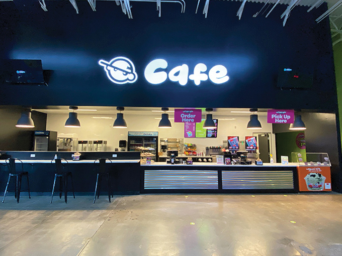 Urban Air's caf&eacute; &ndash; where weary jumpers refuel with crowd-pleasing favorites before heading back into the action.