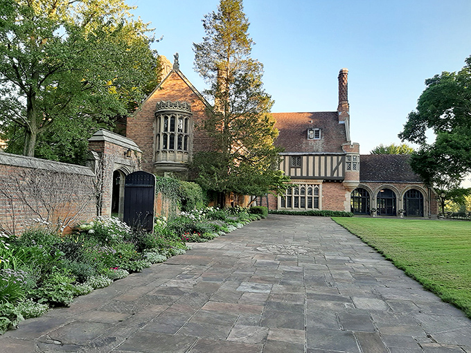 This elegant walkway invites contemplative strolls where visitors can pretend they're landed gentry surveying their vast holdings.