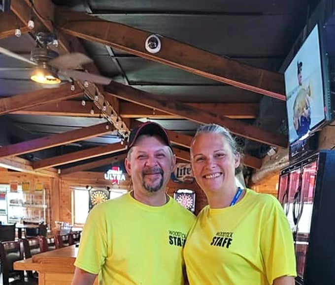 The dedicated staff keeps the Woodtick running smoothly, greeting regulars by name and welcoming newcomers with genuine northwoods hospitality.