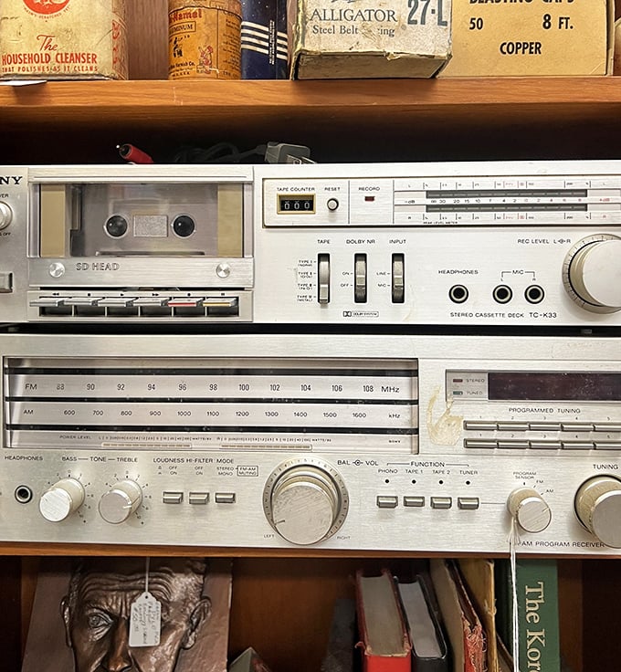 Before Spotify, we had these magnificent button-filled sound machines that required actual physical interaction to change songs.