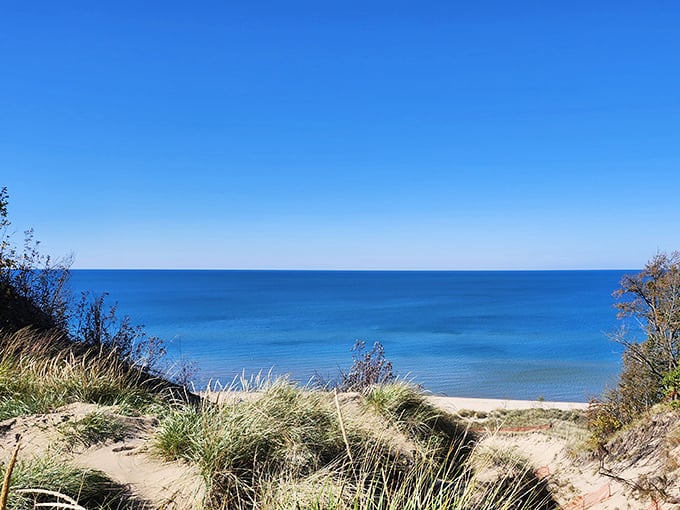 The water clarity reveals Lake Michigan's secret &ndash; these aren't Caribbean waters, but they certainly rival them on perfect summer days.