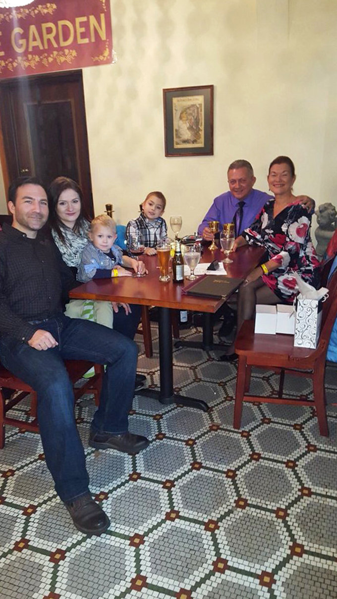 Happy diners gathered around the table &ndash; creating memories that will last longer than the food coma that inevitably follows such a feast.