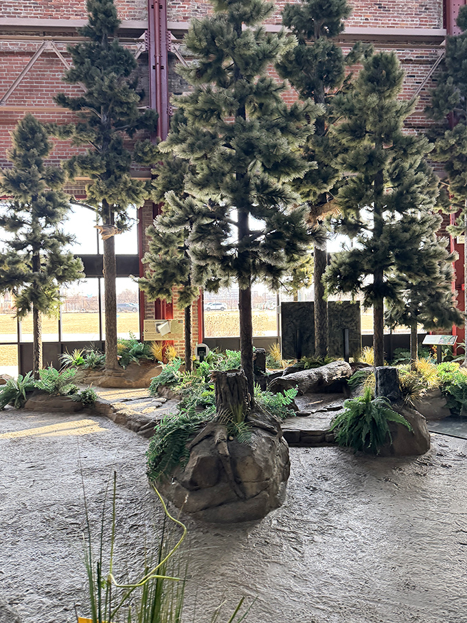 These aren't plastic trees&mdash;the center uses real timber and expert craftsmanship to create an authentic forest feel that engages all your senses.