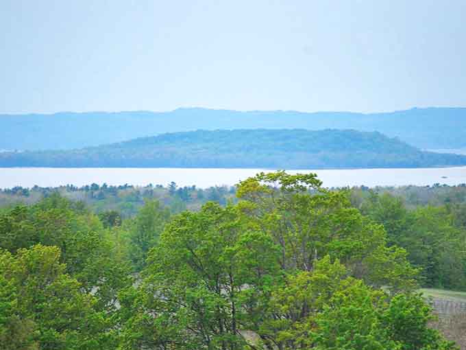 From a distance, the island looks like it's floating on the water – a green mirage that promises adventure to those who approach.