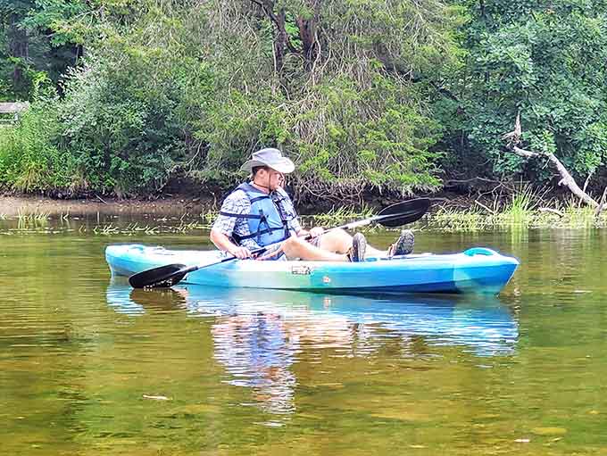 Gliding along the Huron River in a kayak reveals Dexter from its most flattering angle &ndash; a perspective that can't be captured in any guidebook.