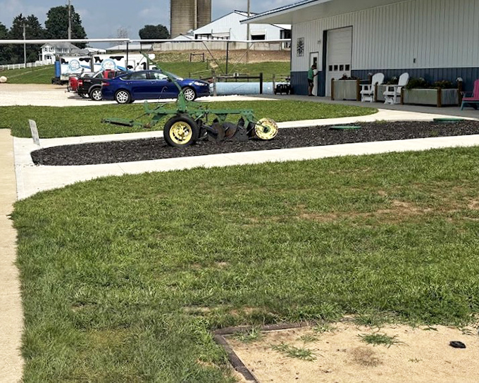 The grounds at MOO-ville blend agricultural functionality with visitor-friendly spaces &ndash; farm life meets family entertainment in perfect harmony.