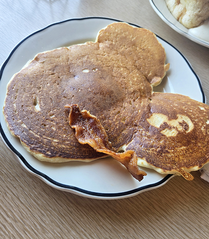 These pancakes aren't just breakfast&mdash;they're golden discs of joy with crispy edges that make syrup weep with happiness.