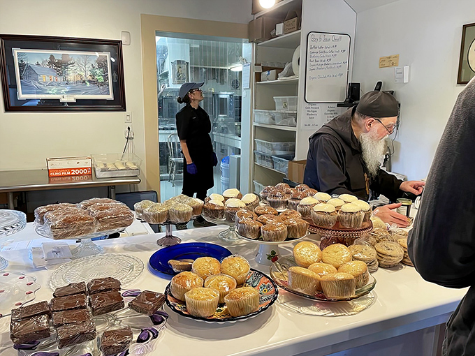 The bakery's modest appearance belies its reputation &ndash; this unassuming building houses some of the Midwest's most celebrated baked goods.