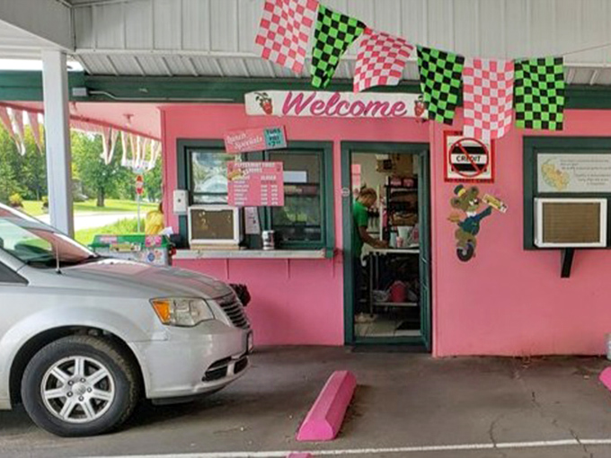 The service window transforms ordinary cashiers into memory-makers, serving up smiles alongside those famous shakes and burgers.
