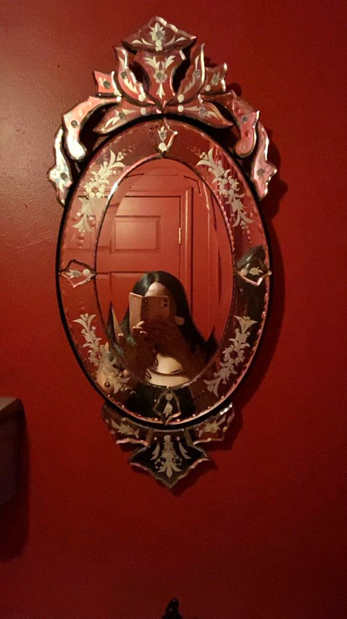 Venetian mirrors don't just reflect light but seem to capture moments of joy and conversation, framed by craftsmanship from another era.