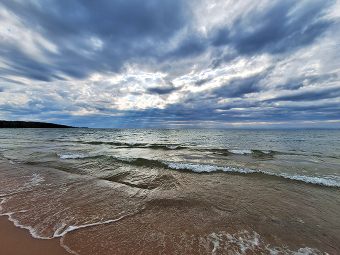 Hypnotic rhythms of water meeting shore &ndash; nature's version of meditation that no app could ever replicate.