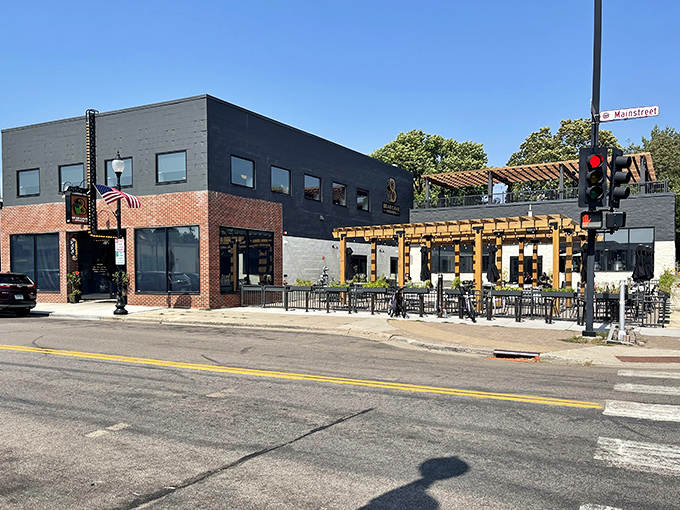 Industrial-chic design meets outdoor relaxation at this local brewery, where the patio invites lingering conversations over craft beers.