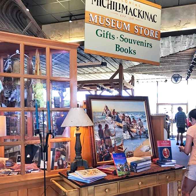 History you can take home: The Michilimackinac Museum Store offers thoughtfully curated souvenirs that actually connect to the site's rich past.