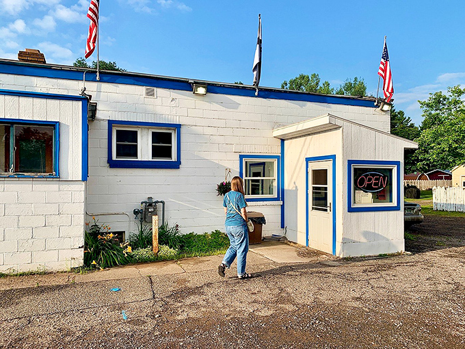 The entrance to pasty paradise &ndash; an unassuming doorway that leads to one of Michigan's most beloved food institutions.