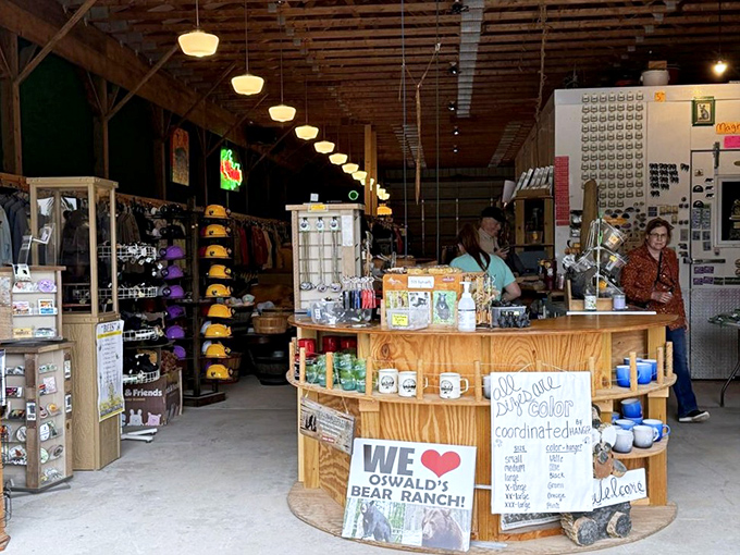 The gift shop: Where you'll find more bear-themed merchandise than you ever knew existed or needed in your life.