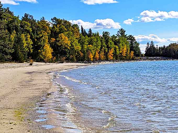 Autumn paints Headlands' shoreline with a palette that would make any artist jealous &ndash; nature showing off before winter's monochrome arrives.