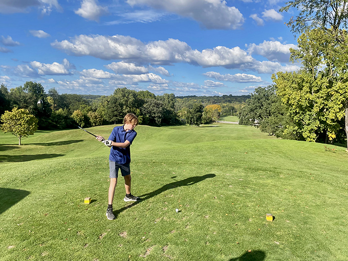 Huron Hills Golf Course offers rolling fairways where amateur golfers can pretend they're pros, at least until that slice into the woods brings reality crashing back.