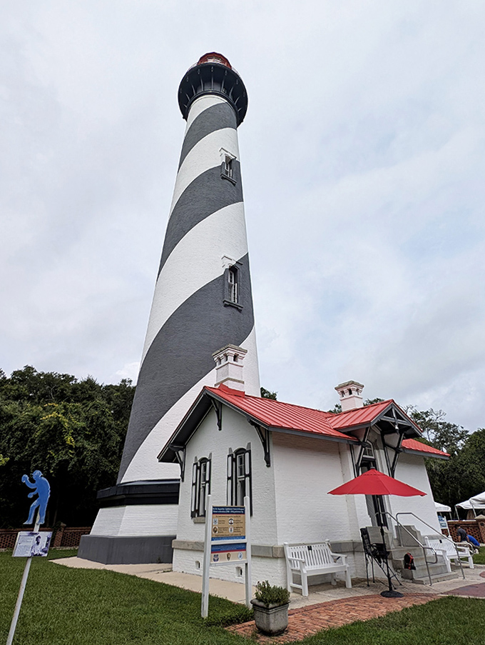 The lighthouse keeper's quarters and tower form a picturesque historic site that draws history buffs, ghost hunters, and photographers alike.