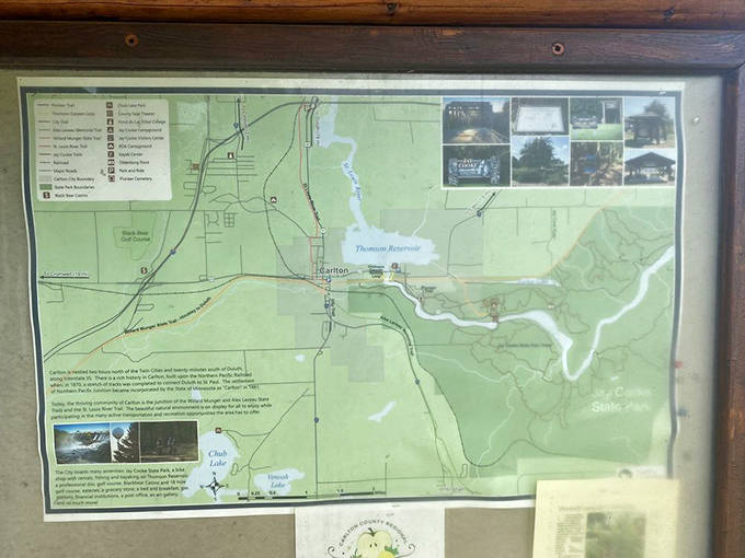 This trail map doesn't just show where you're going—it reveals the adventures waiting around each bend and through every tunnel.